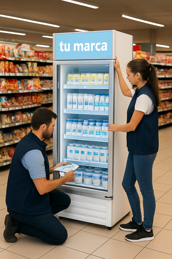 Implementation of FMCG displays in Spain